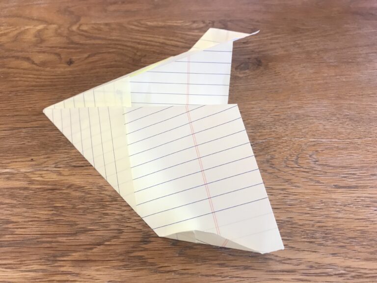 Making paper plane that flies the furthest - Flying Booklet